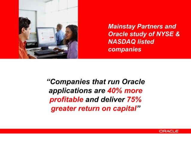 Oracle Applications Unlimited Ppt