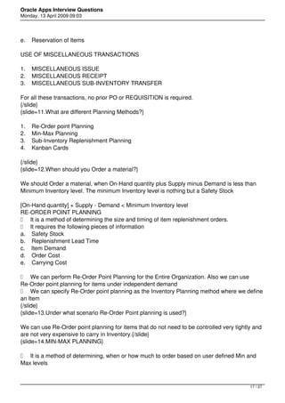 Oracle apps-interview-questions | PDF