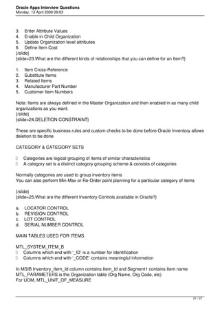 Oracle apps-interview-questions | PDF