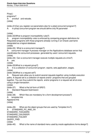 Oracle apps-interview-questions | PDF