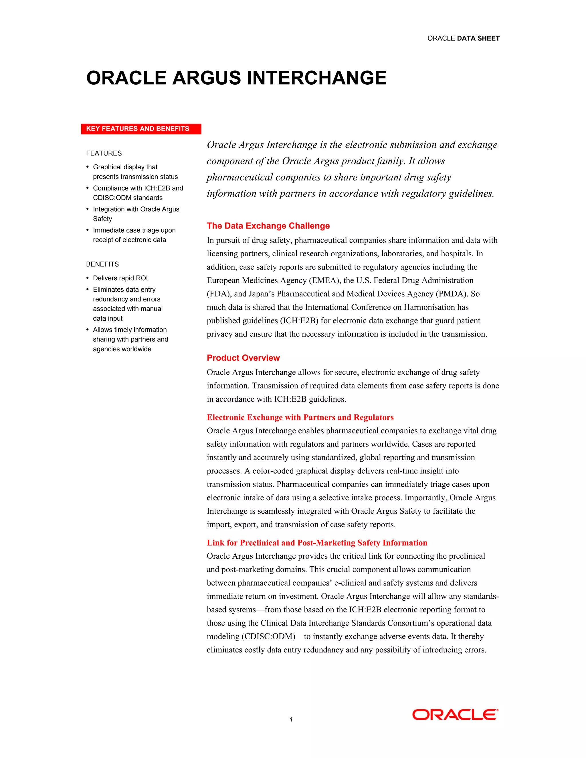 Safety and Pharmacovigilance System: Oracle Argus Safety Suite | PDF