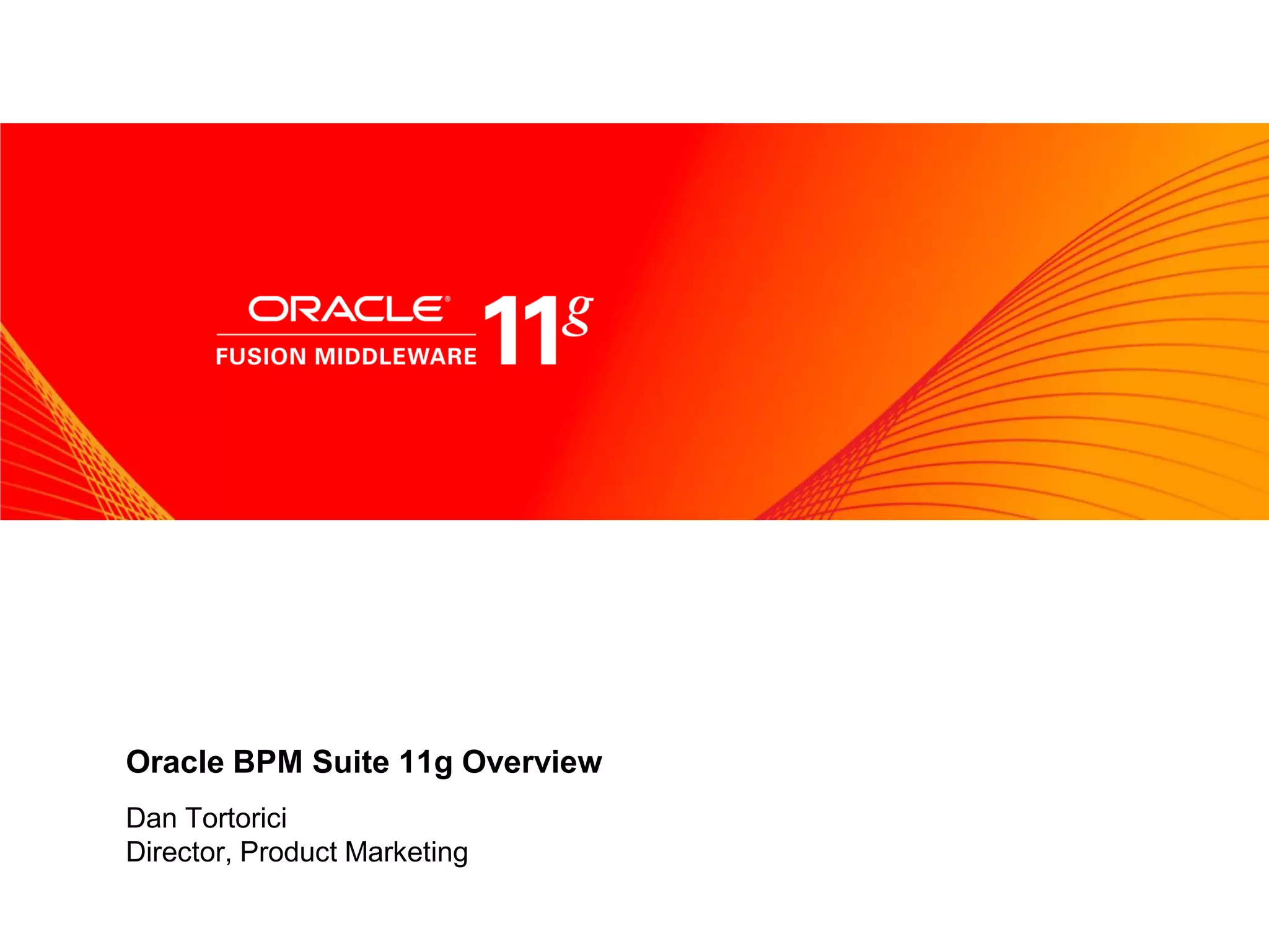 Oracle bpm-suite-11g-overview-slide | PDF