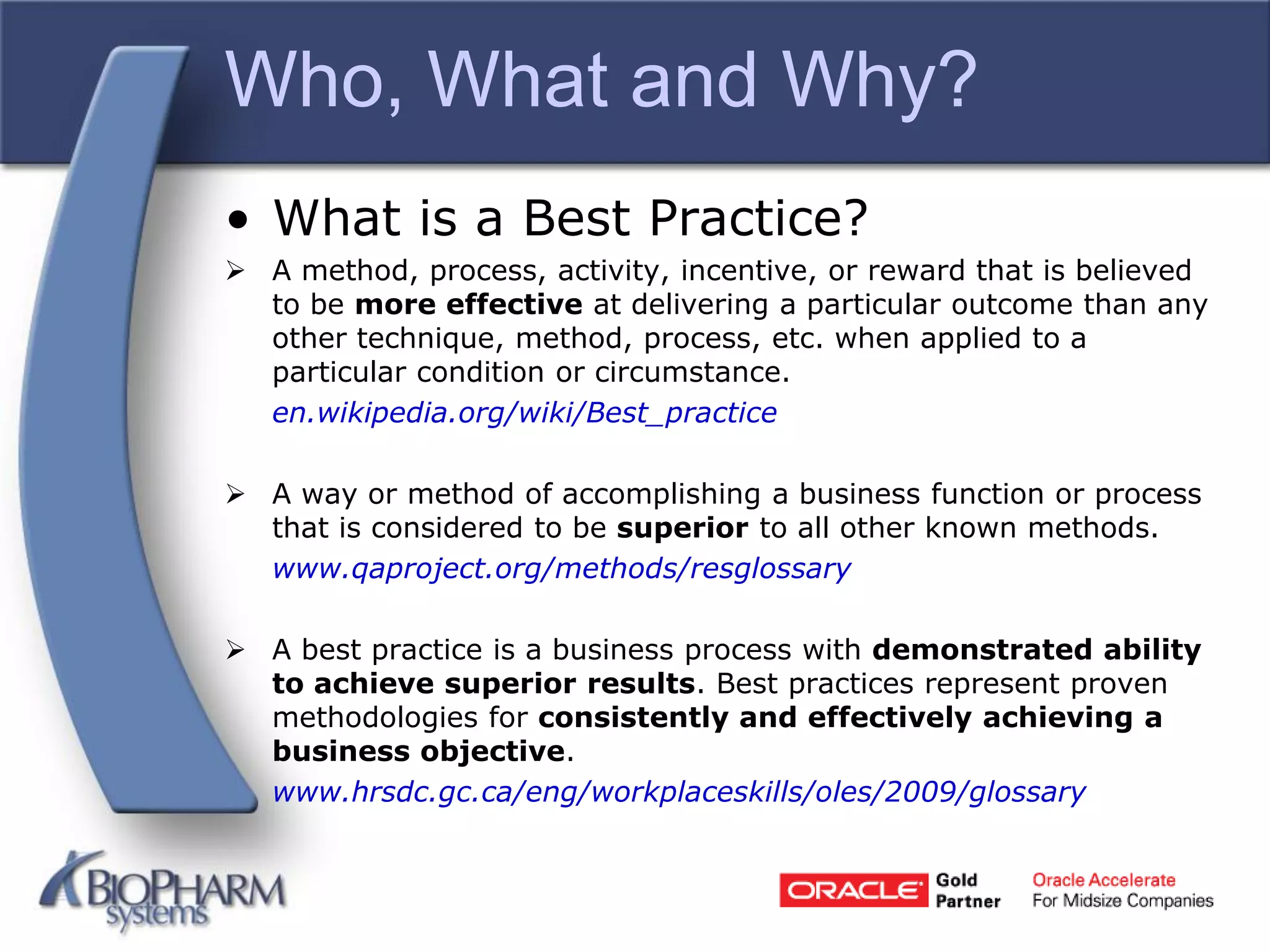 Oracle Clinical and RDC Implementation Standards and Best Practices | PDF