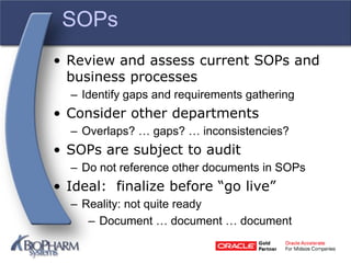 Oracle Clinical and RDC Implementation Standards and Best Practices | PDF