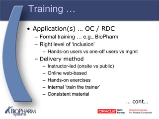 Oracle Clinical and RDC Implementation Standards and Best Practices | PDF