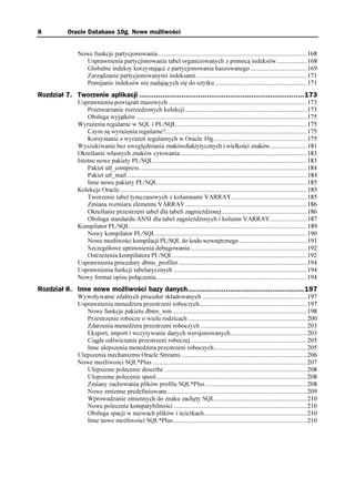 Oracle Database 10g. Nowe możliwości | PDF