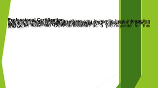 Oracle database-certified | PPTX