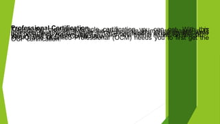 Oracle database-certified | PPTX