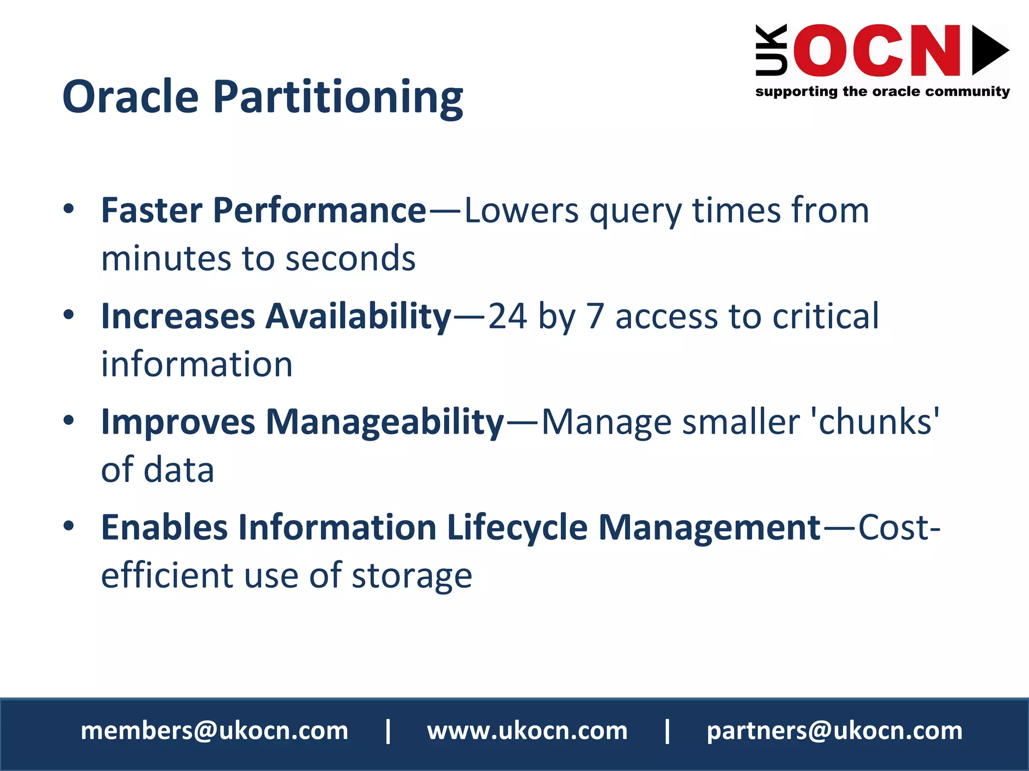 Oracle Database / Database Options | PDF