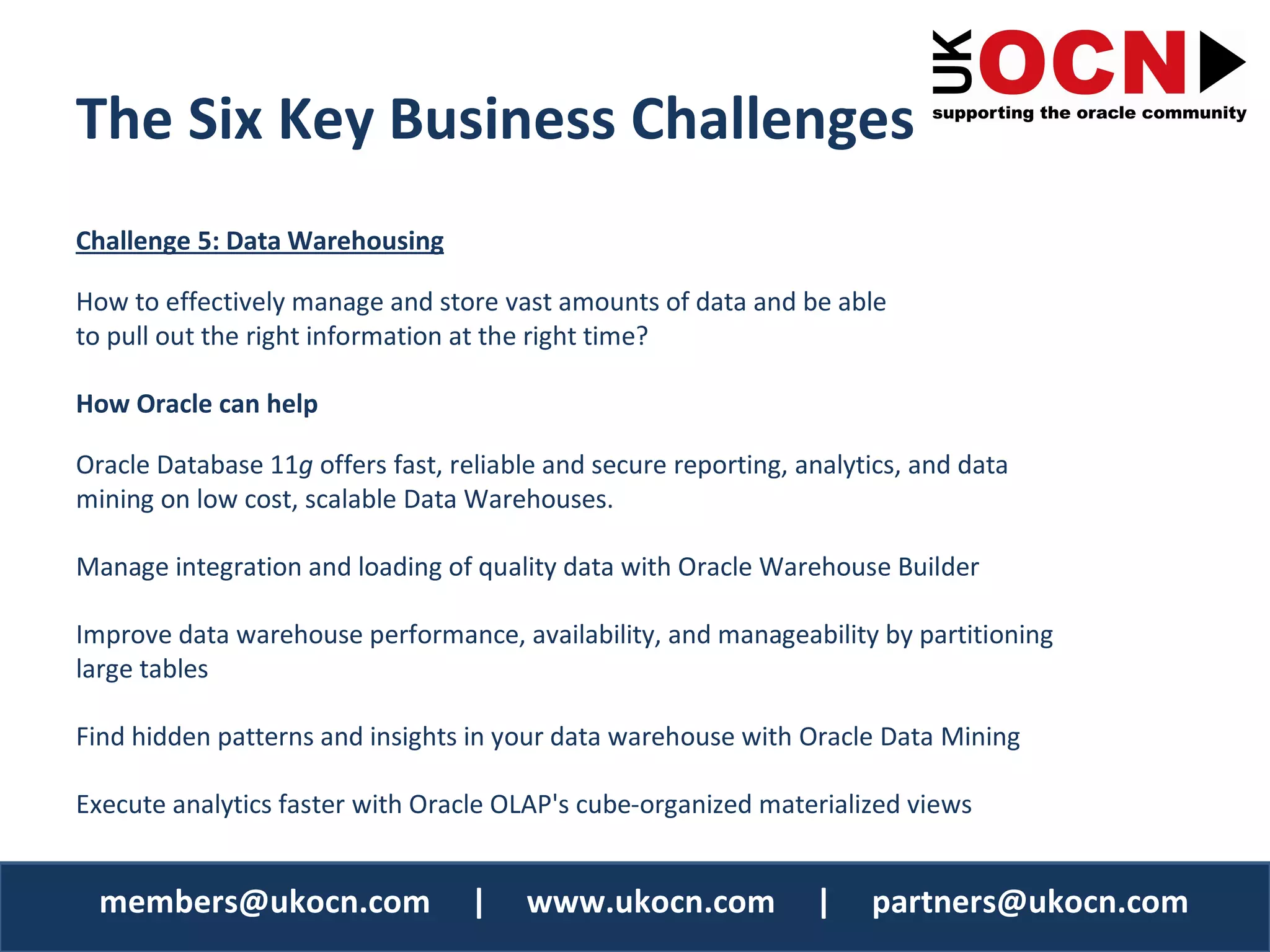 Oracle Database / Database Options | PDF