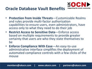 Oracle Database / Database Options | PDF