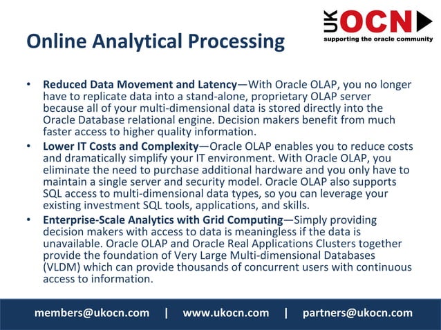 Oracle Database Database Options Ppt