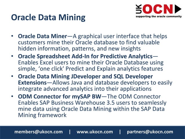 Oracle Database / Database Options | PPT