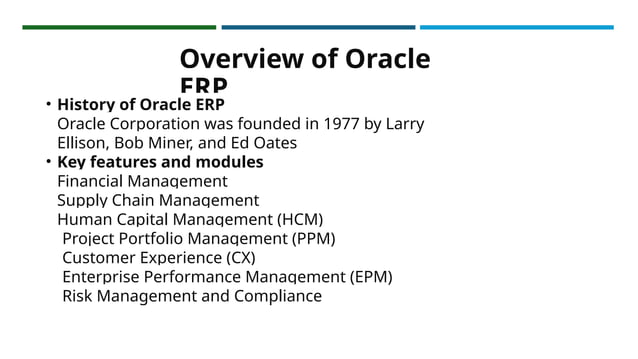 ORACLE - ERP.pptx erppppppppp drgrgppppppp | PPT