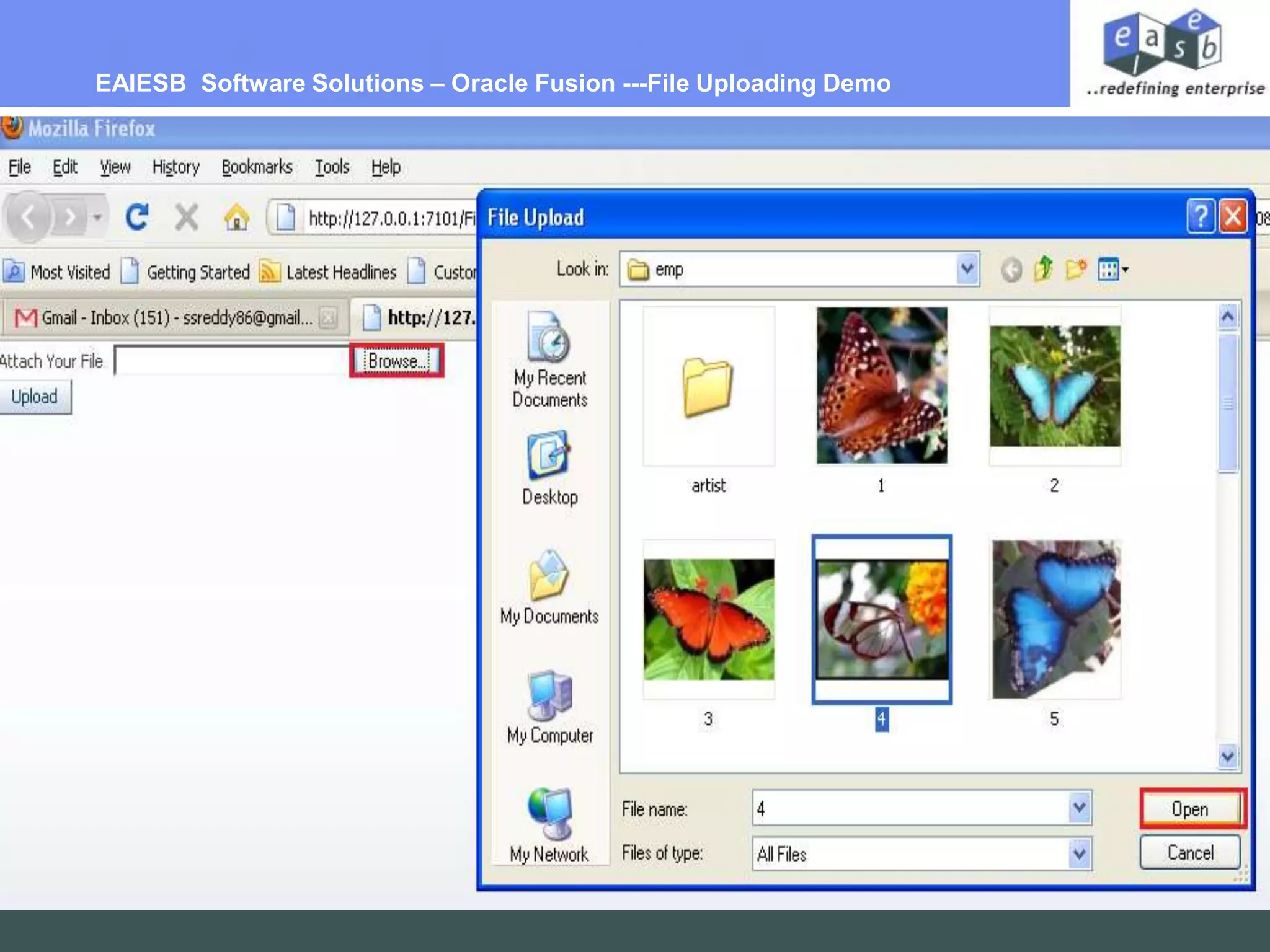 Oracle Fusion File Uploading web application.pptx | Free Download