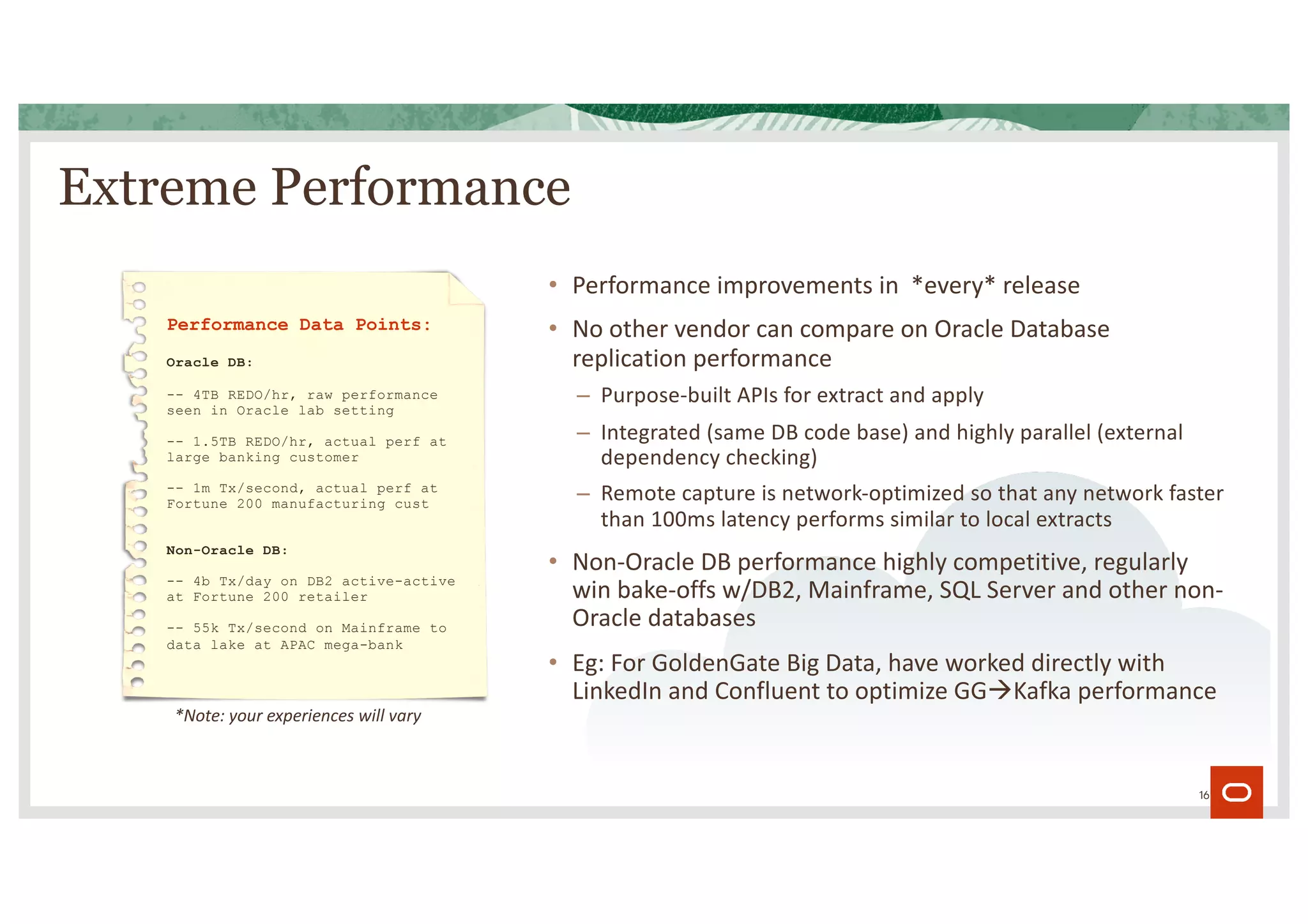 Oracle Goldengate Roadmap Oracle Openworld 2020 Pdf