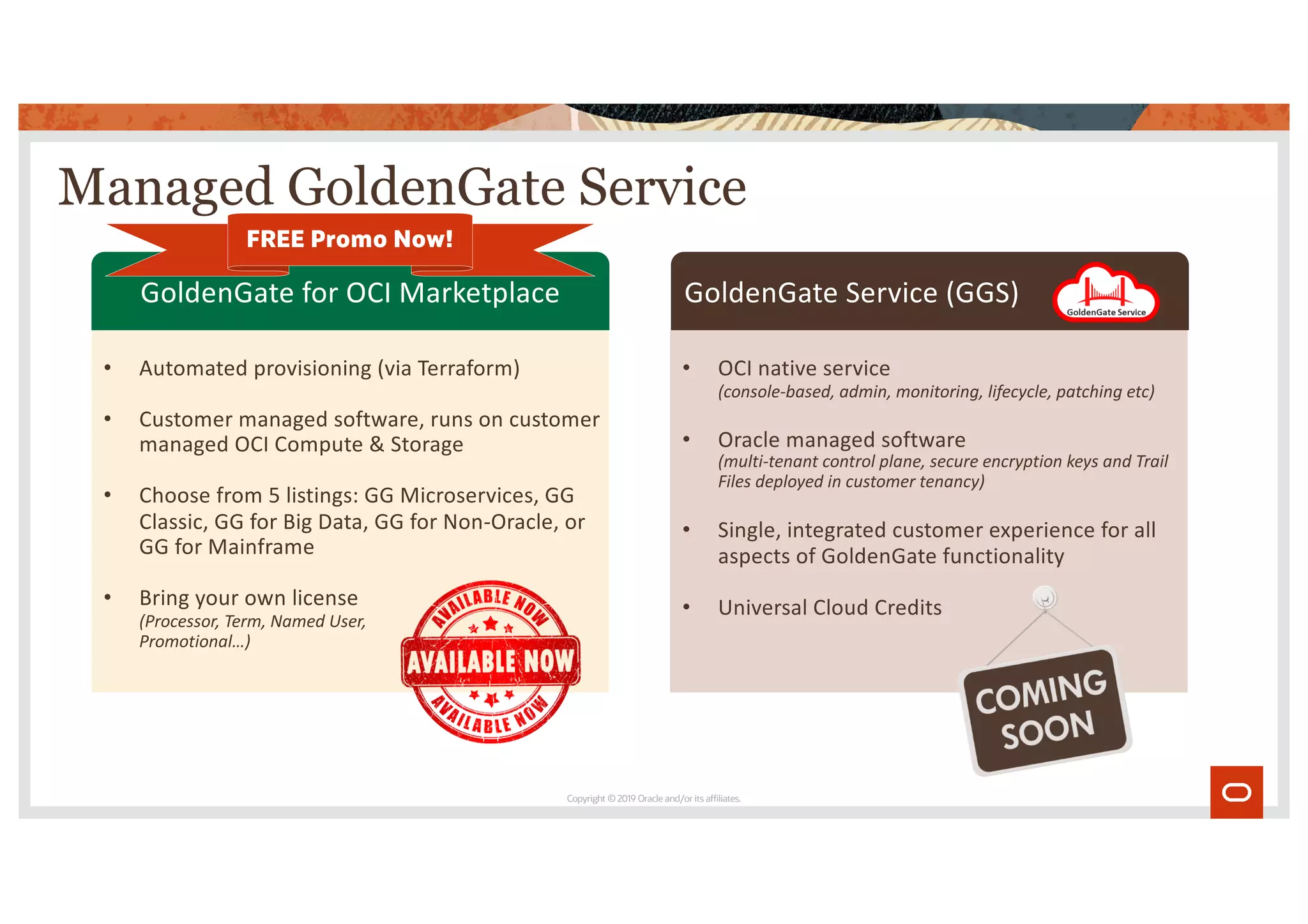 Oracle Goldengate Roadmap Oracle Openworld 2020 Pdf