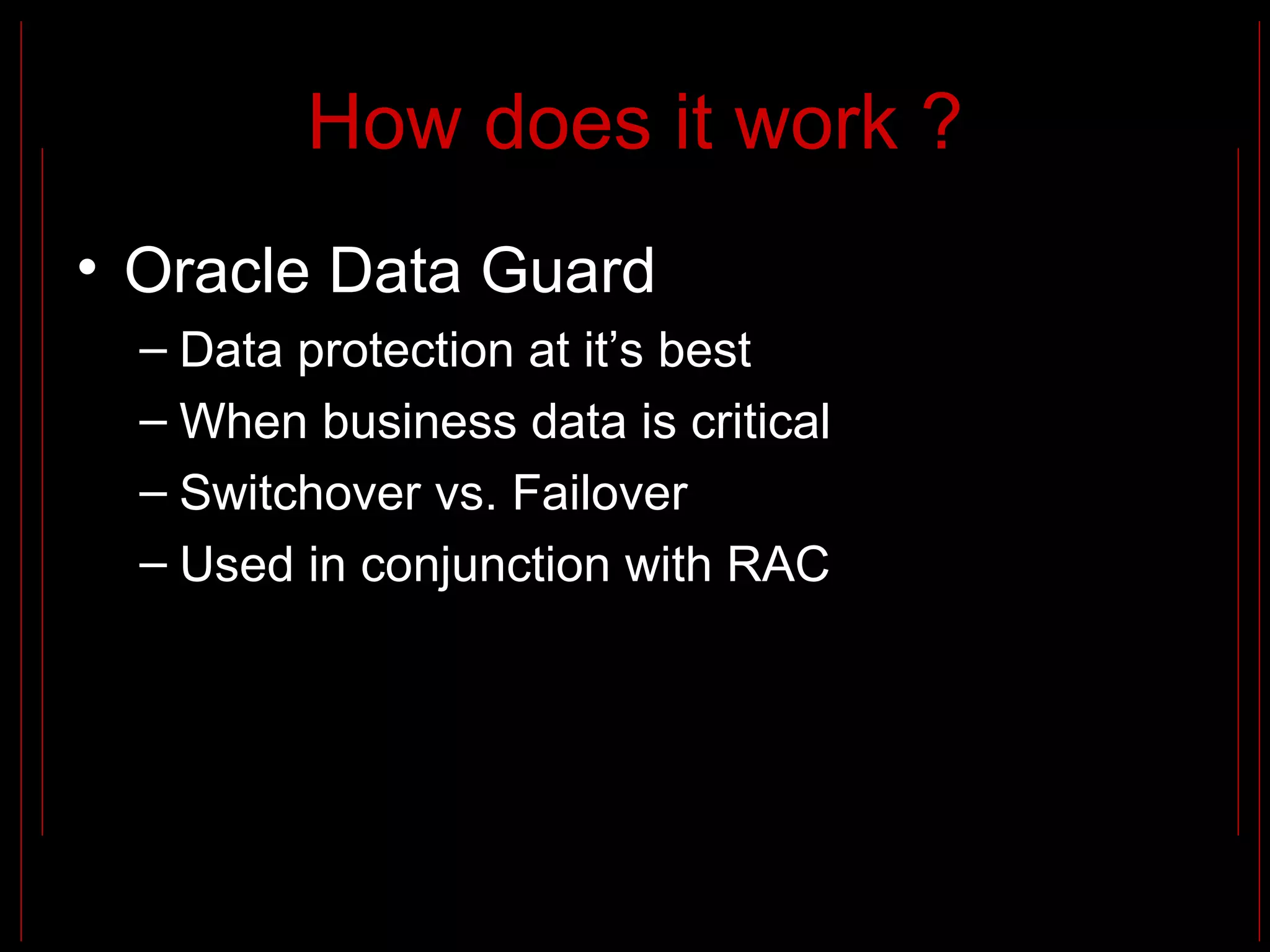 Oracle High Availability | PPT