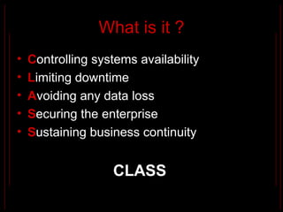 Oracle High Availability | PPT