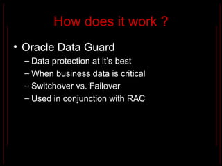 Oracle High Availability | PPT