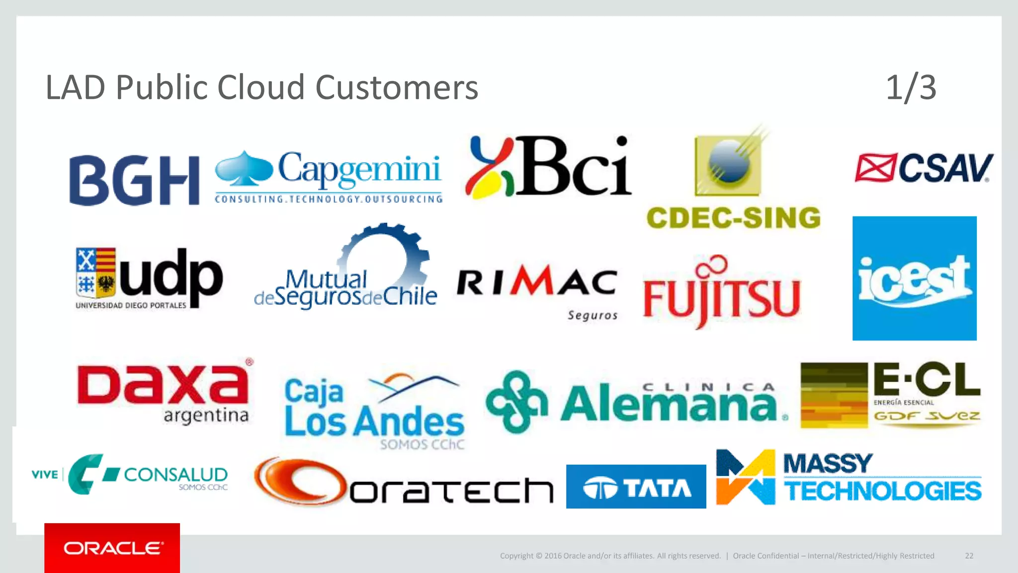 Oracle IaaS/PaaS - Experience Technology Night | PPTX