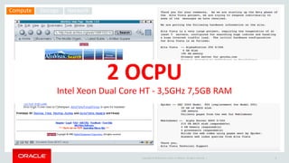 Oracle IaaS/PaaS - Experience Technology Night | PPTX