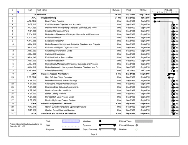 Oracle Implementation Project Template Pdf Human Resources Business