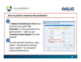 Easing Reconciling Oracle Inventory and General Ledger with Simplified ...
