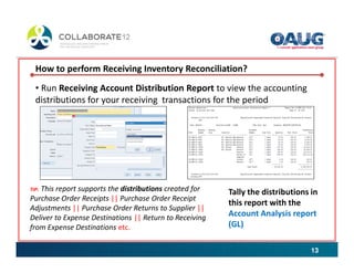 Easing Reconciling Oracle Inventory and General Ledger with Simplified ...