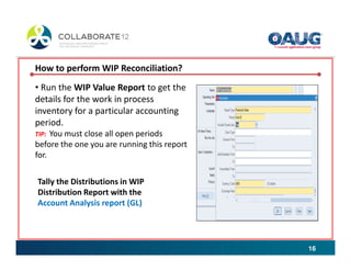 Easing Reconciling Oracle Inventory and General Ledger with Simplified ...