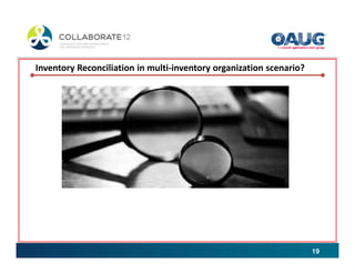 Easing Reconciling Oracle Inventory and General Ledger with Simplified ...
