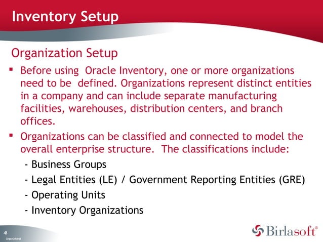 Oracle Inventory Latest Ppt