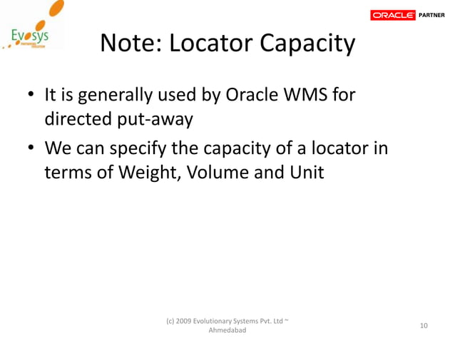 Oracle Inventory - Working with Stock Locator | PPT