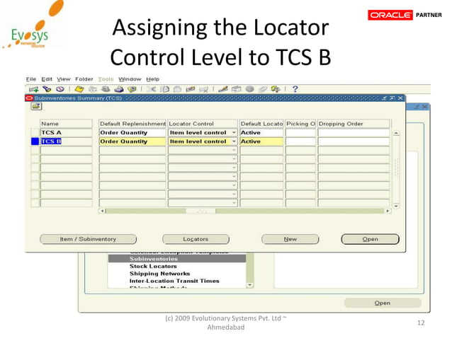 Oracle Inventory - Working with Stock Locator | PPT