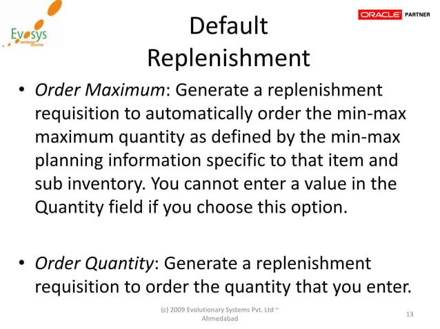 Oracle Inventory - Working with Stock Locator | PPT