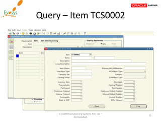 Oracle Inventory - Working with Stock Locator | PPTX