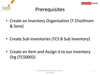 Oracle Inventory - Working with Stock Locator | PPTX
