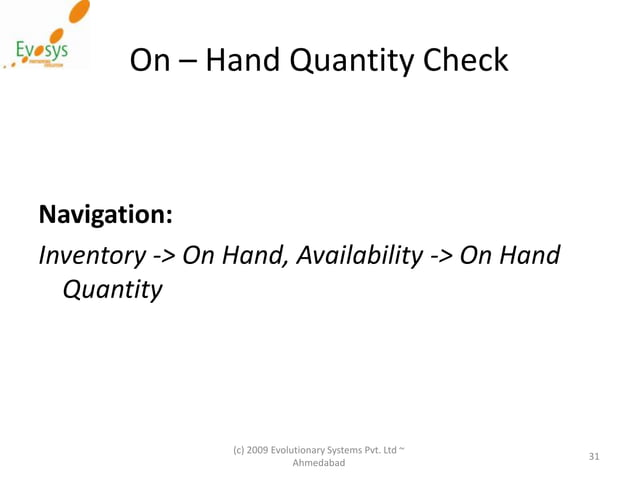 Oracle Inventory - Working with Stock Locator | PPT