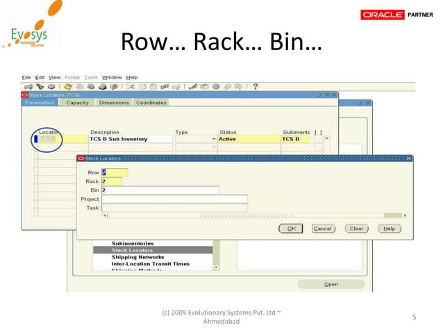 Oracle Inventory - Working with Stock Locator | PPT