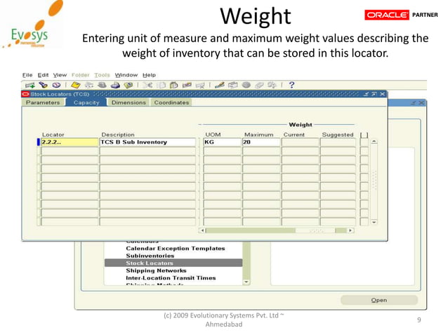 Oracle Inventory - Working with Stock Locator | PPT