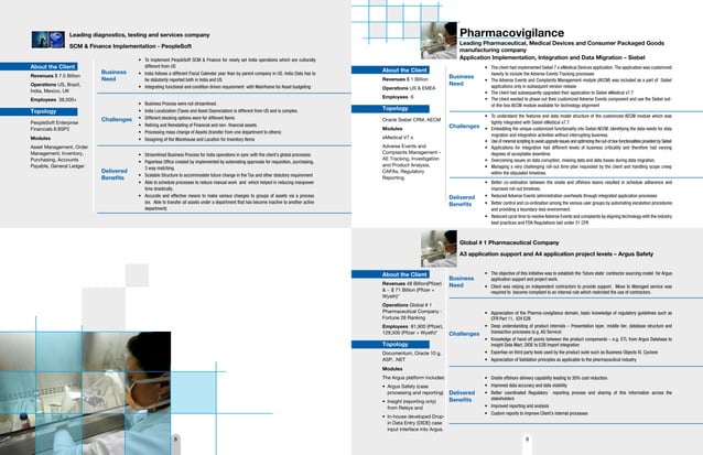 Oracle life-sciences-case-study-booklet | PDF