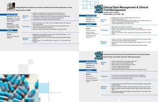 Oracle life-sciences-case-study-booklet | PDF