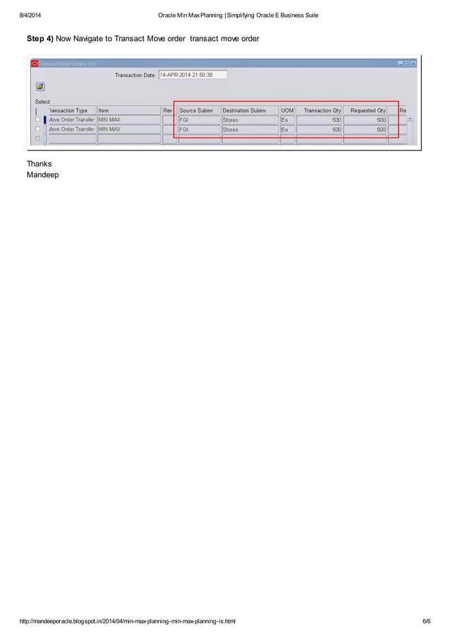Oracle min-max-planning | PDF | Logistics | Business