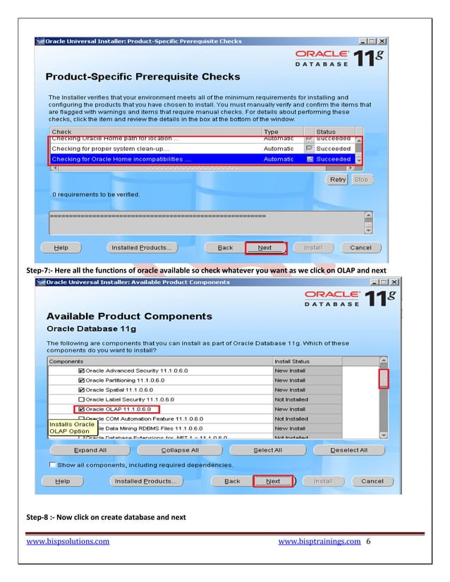 Oracle olap-installation | PDF