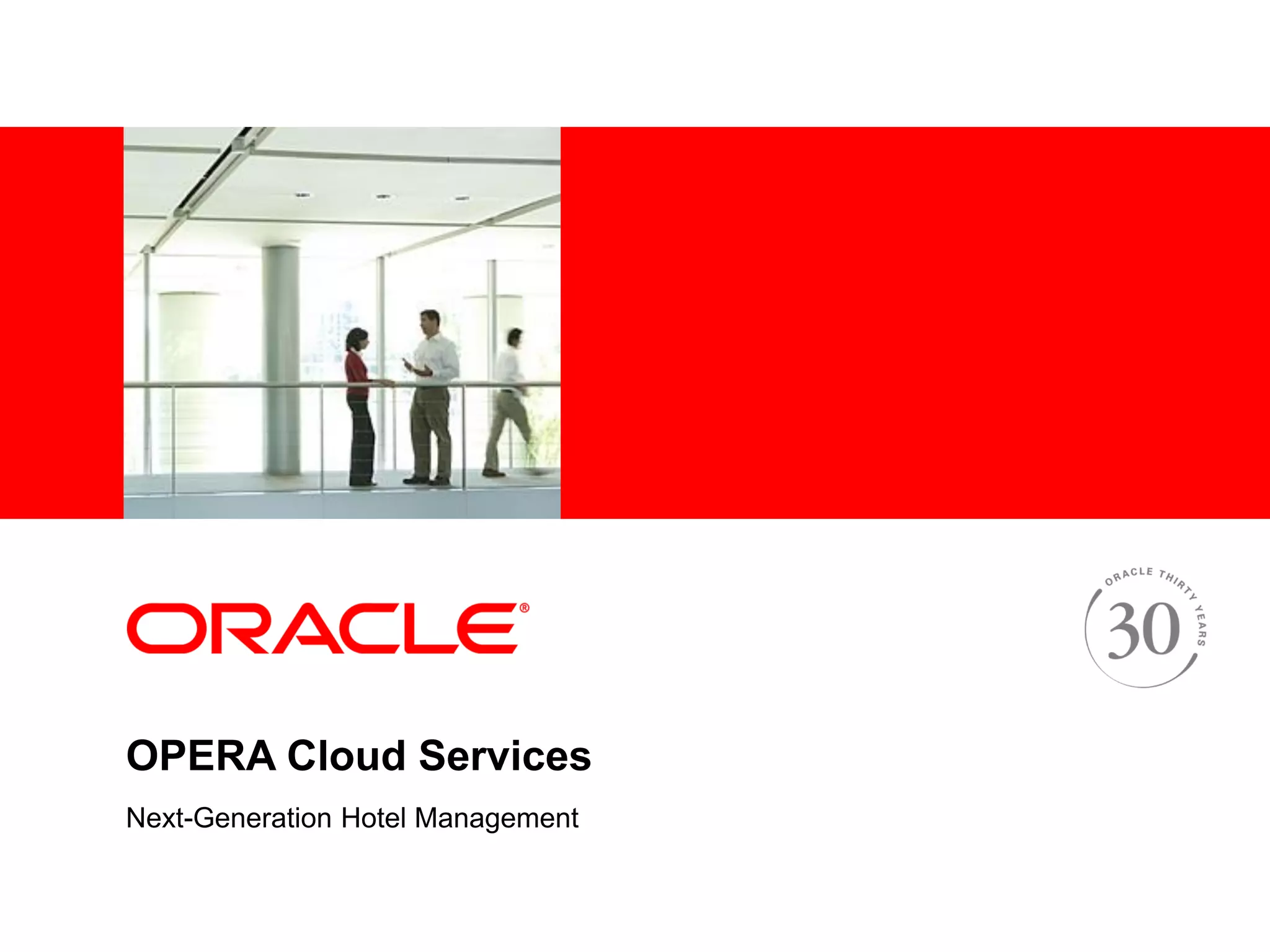 Oracle OPERA Cloud Services - Property Management System | PDF ...