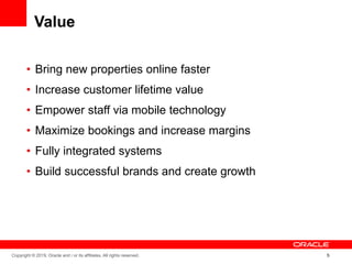 Oracle OPERA Cloud Services - Property Management System | PDF