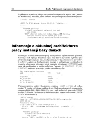Oracle. Projektowanie rozproszonych baz danych | PDF