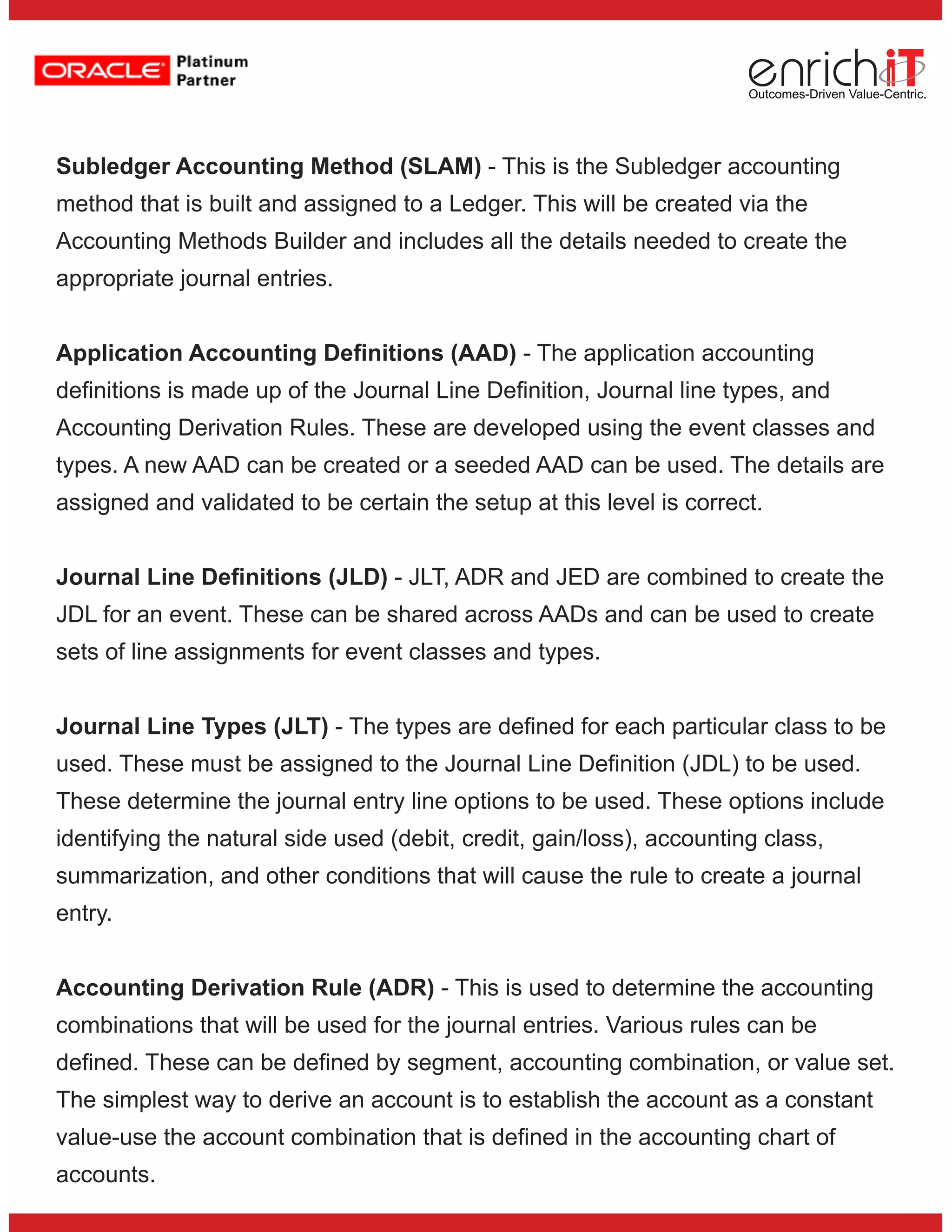 Oracle R12 Upgrade - Sub Ledger Accounting | PDF