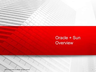 Oracle + Sun Product Strategy | PPT | Operating Systems | Computer ...