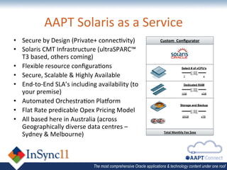 Oracle Systems _ David Yuile _ Solaris as a service for Oracle Applications at AAPT.pdf